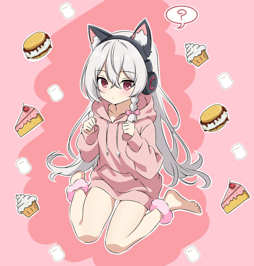 Safebooru - 1girl ? animal ear fluff animal ears ankle scrunchie ...