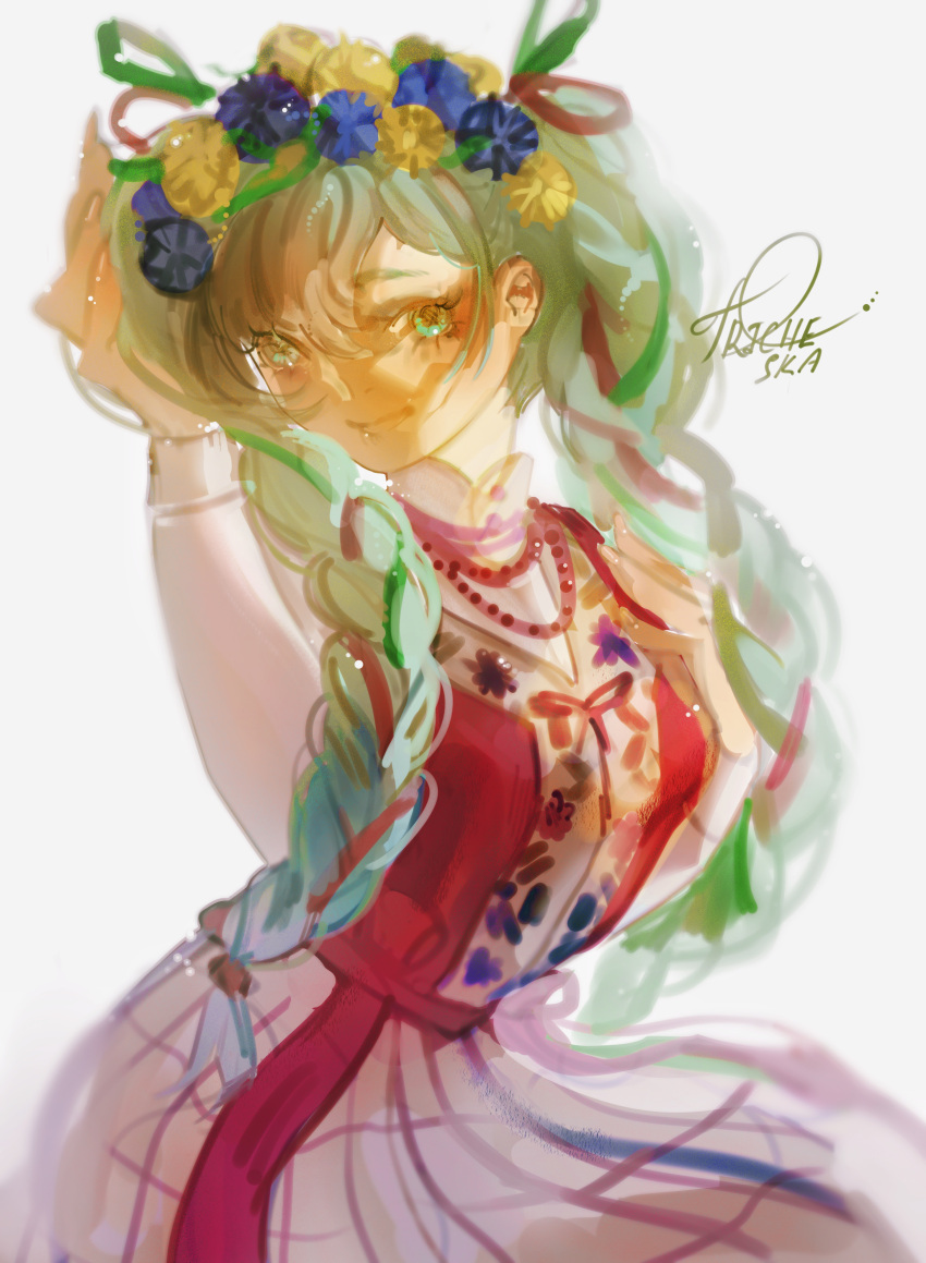 Safebooru - absurdres alternate costume alternate hairstyle belarus ...