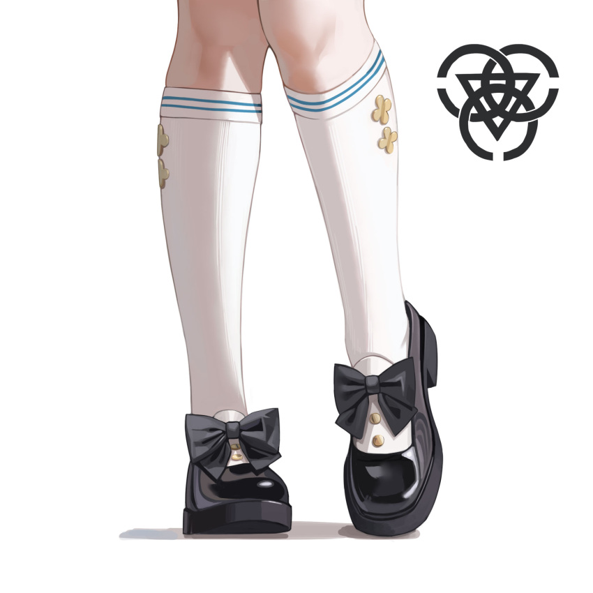 Safebooru - 1girl black bow black footwear blue archive bow close-up commentary feet only ...