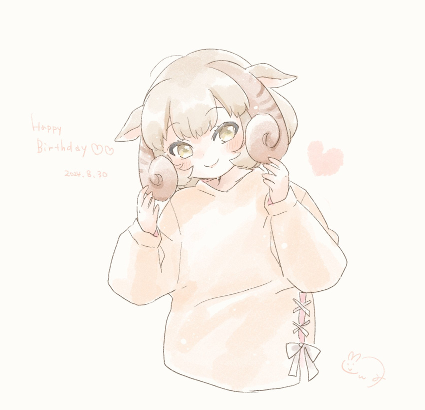 Safebooru - 1girl alternate costume animal ears blush bow brown hair ...