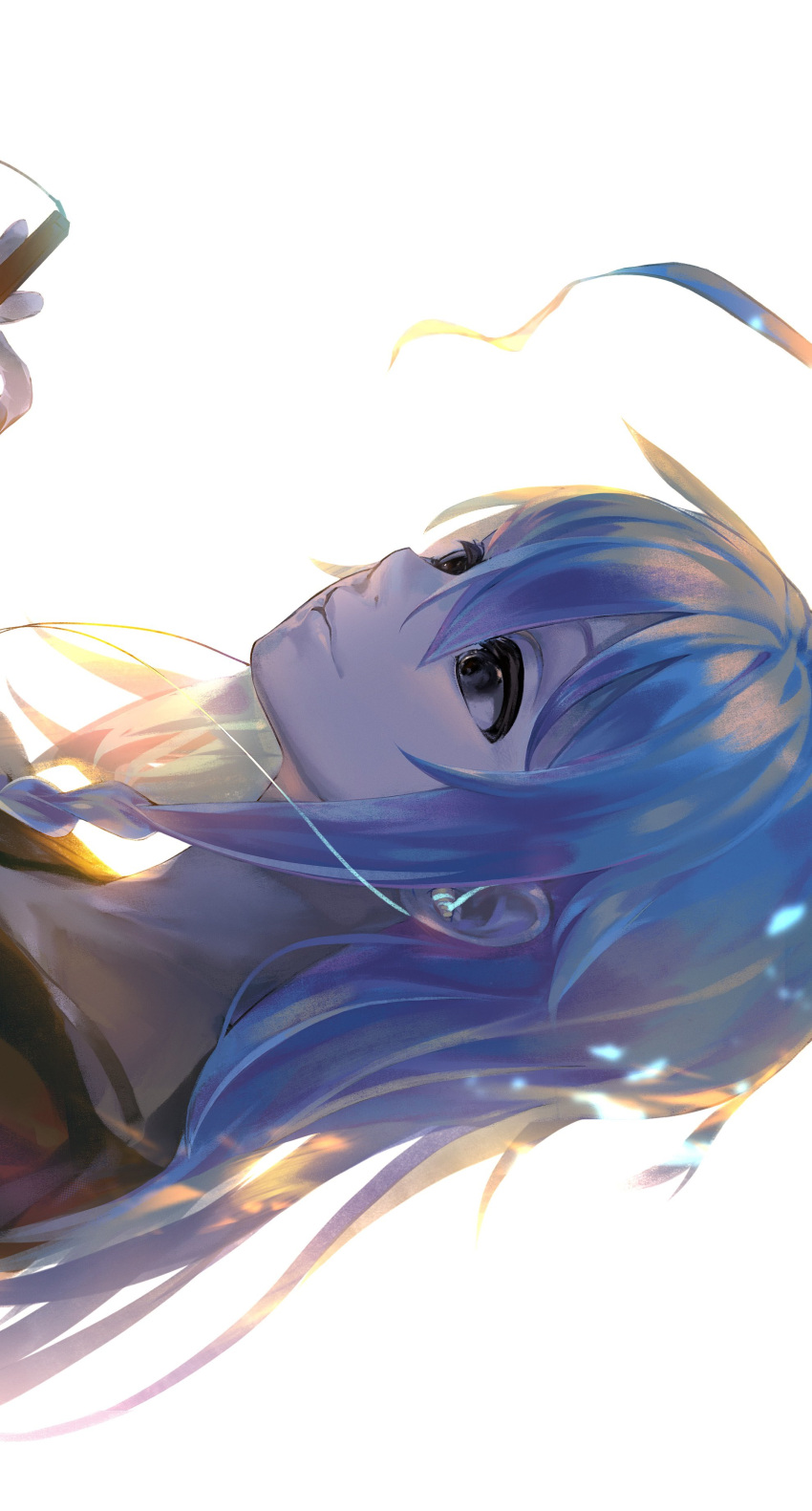 Safebooru - 1girl absurdres ahoge backlighting braid commentary request ...