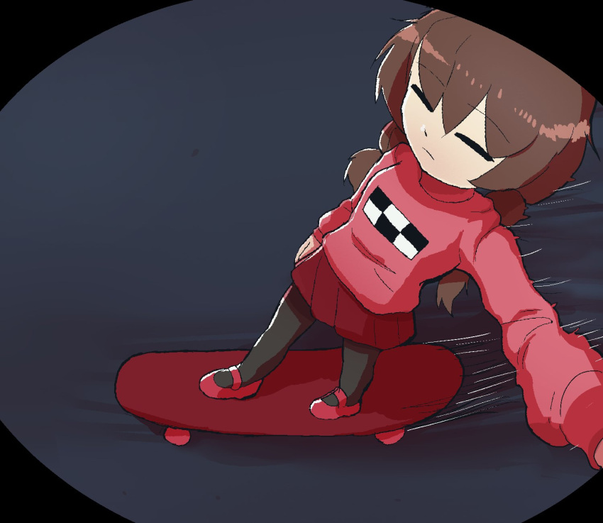 Safebooru 1girl Arm At Side Arm Up Black Pantyhose Brown Hair 3293