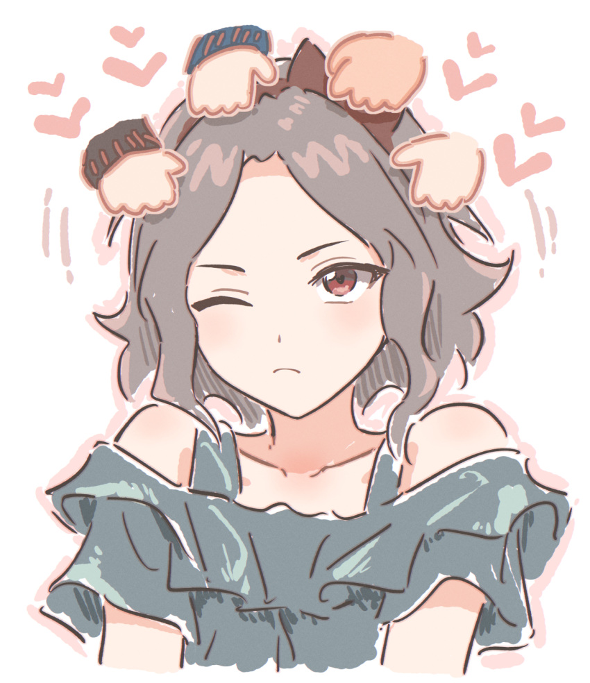 Safebooru - 5girls awa subaru blue shirt bullfalk closed mouth cropped ...