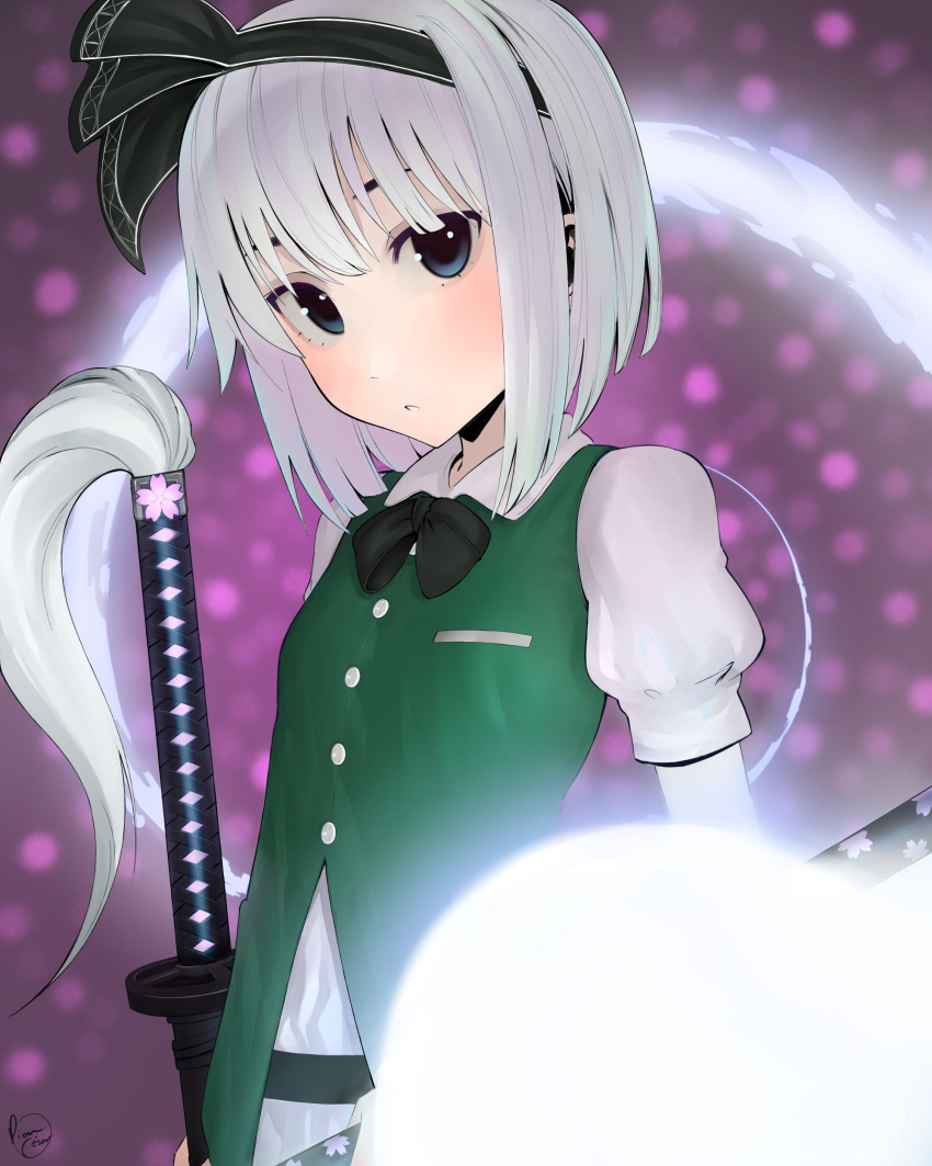 Safebooru - 1girl absurdres belt black bow black bowtie black hairband ...