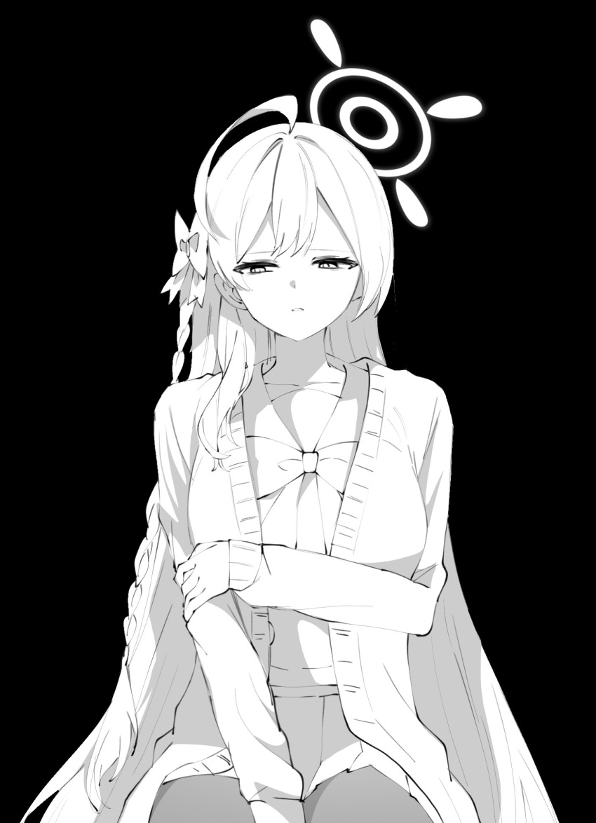 Safebooru 1girl Alternate Costume Antenna Hair Black Background Blue 1544