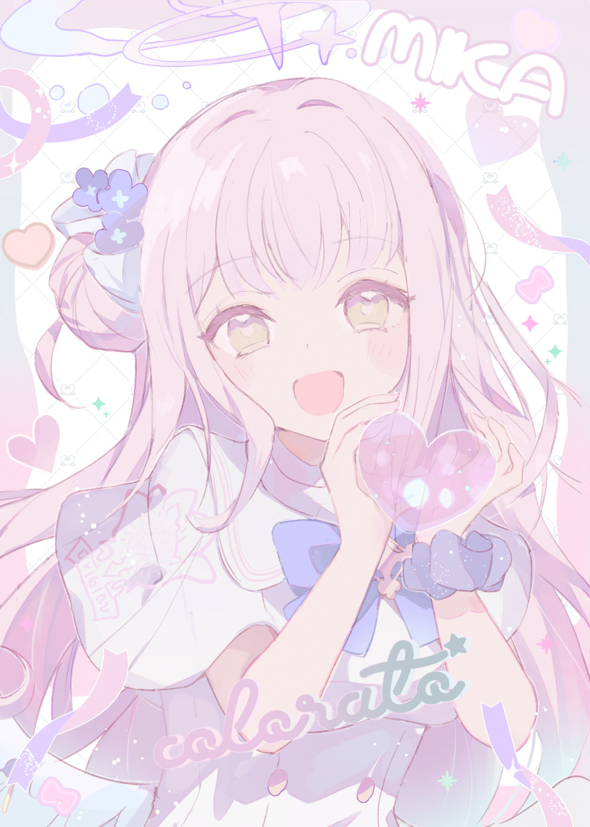 Safebooru - 1girl :d absurdres angel wings blue archive blush breasts ...