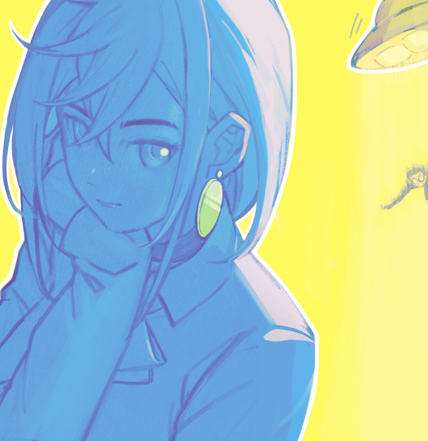 Safebooru - 1boy 1girl absurdres ayase momo bow closed mouth dandadan earrings highres jewelry ...