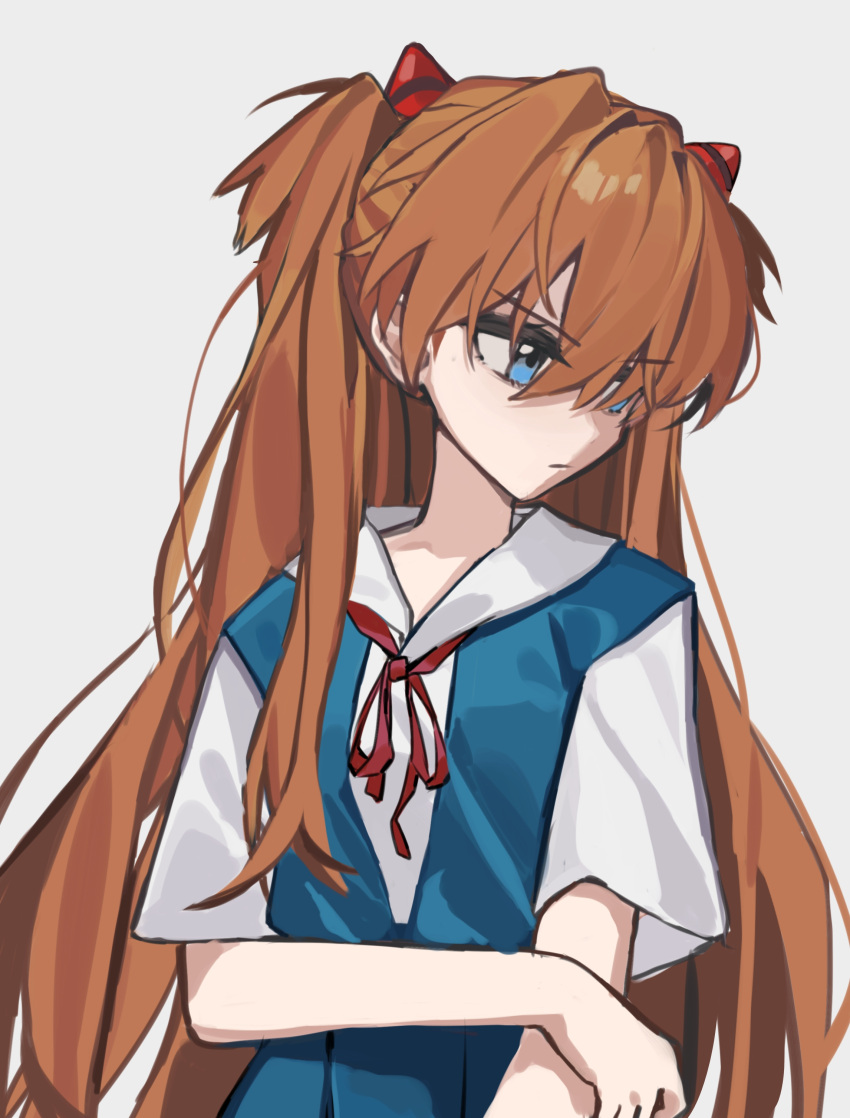 Safebooru - 1girl absurdres blue eyes blue vest brown hair closed mouth ...