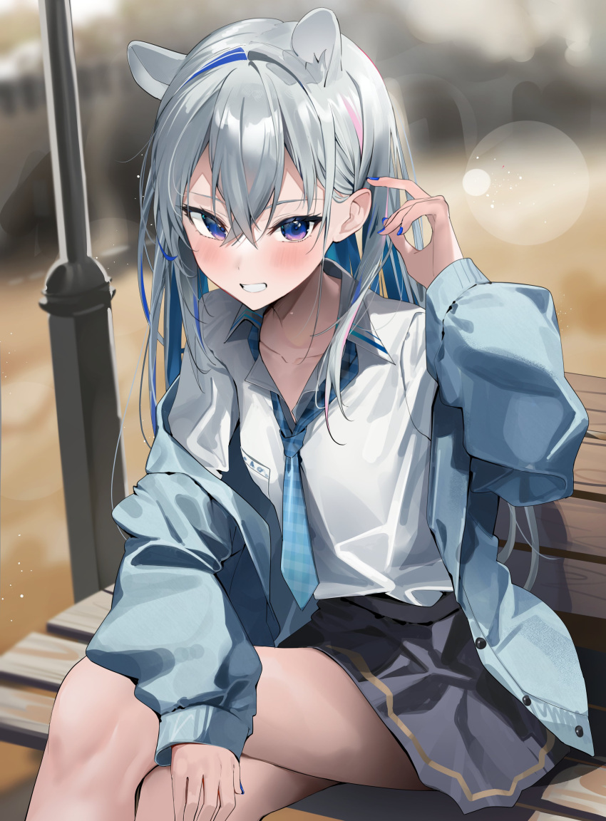 Safebooru - 1girl absurdres alternate costume alternate hair length alternate hairstyle amane ...