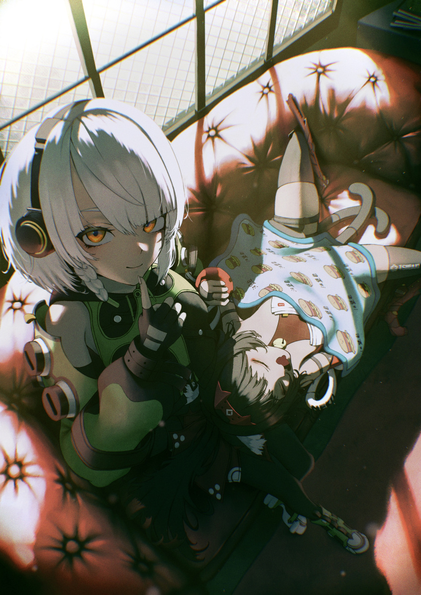 Safebooru - 2girls absurdres anby demara animal ear fluff animal ears ...