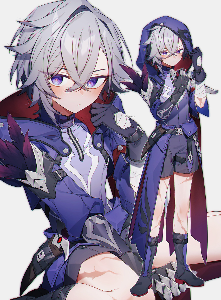 Safebooru - 1boy absurdres aged down artist name bandaged arm bandaged hand bandages black ...