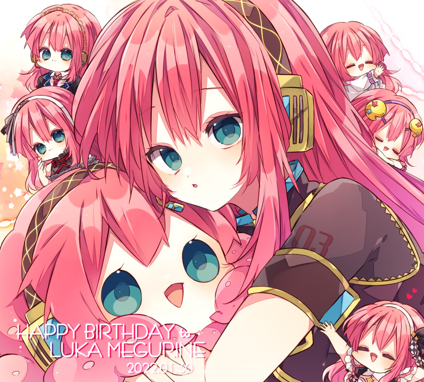 Safebooru - 25-ji luka 6+girls animal aqua eyes armband black jacket ...
