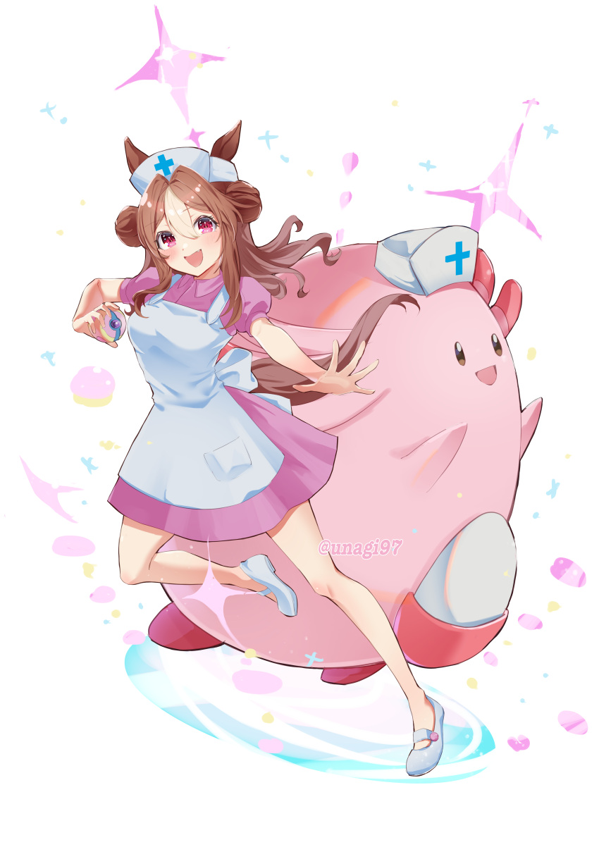 Safebooru - 1girl absurdres alternate costume artist name breasts brown ...