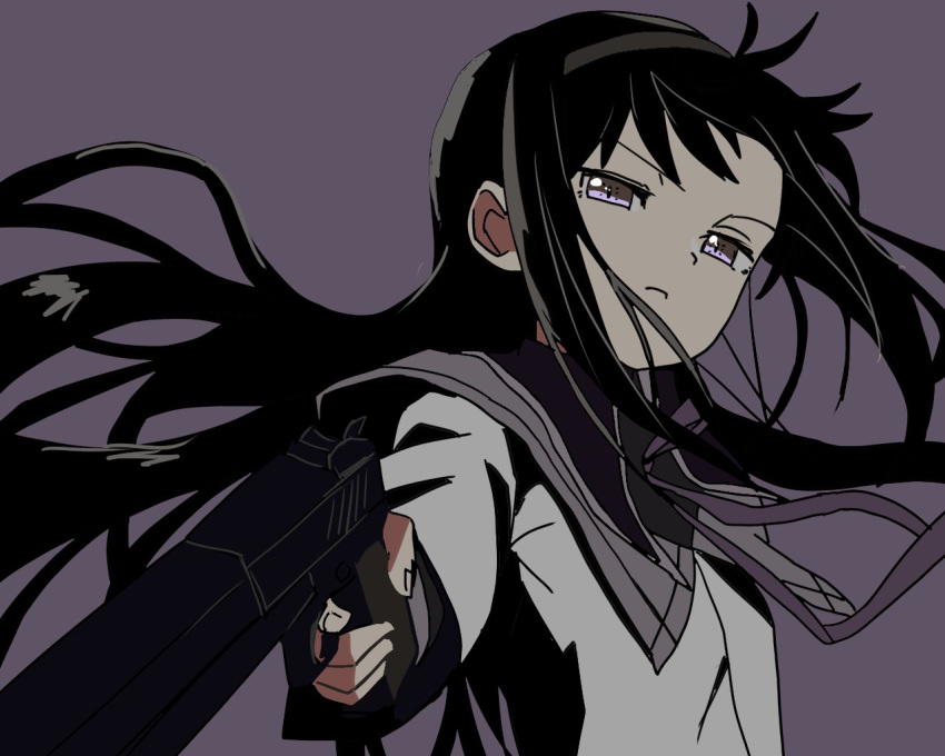 Safebooru - 1girl akemi homura akemi homura (magical girl) black hair ...