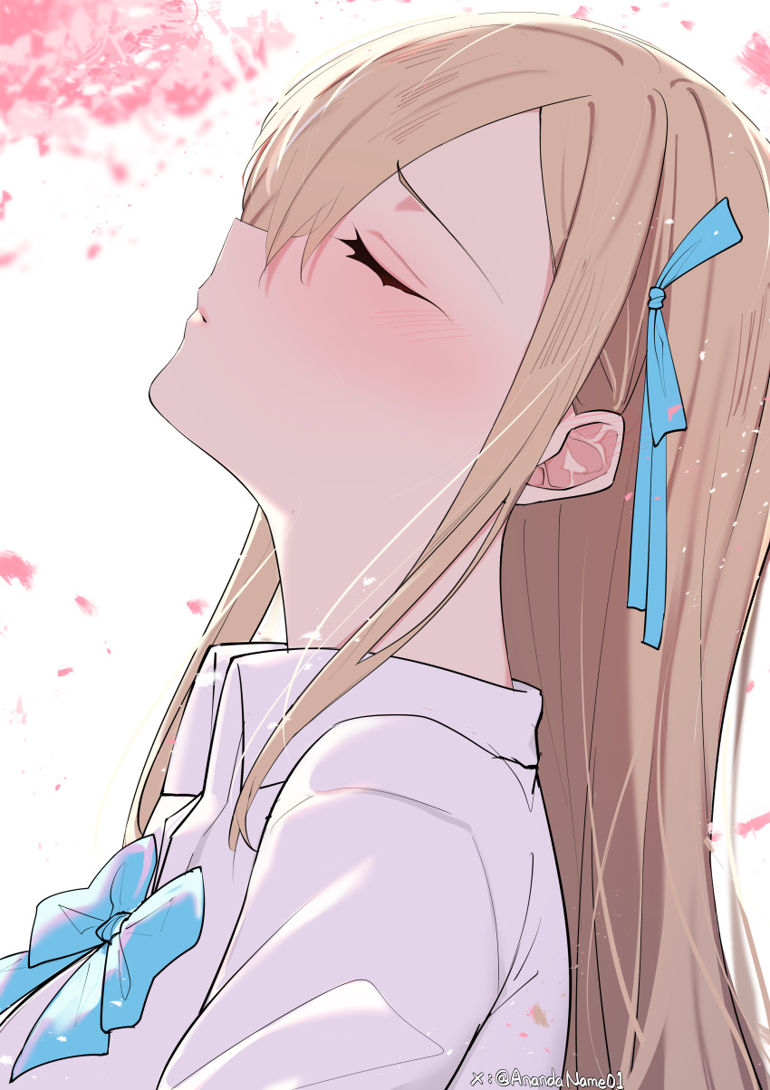 Safebooru - 1girl absurdres anandaname asuna (blue archive) asymmetrical bangs blue archive blue ...