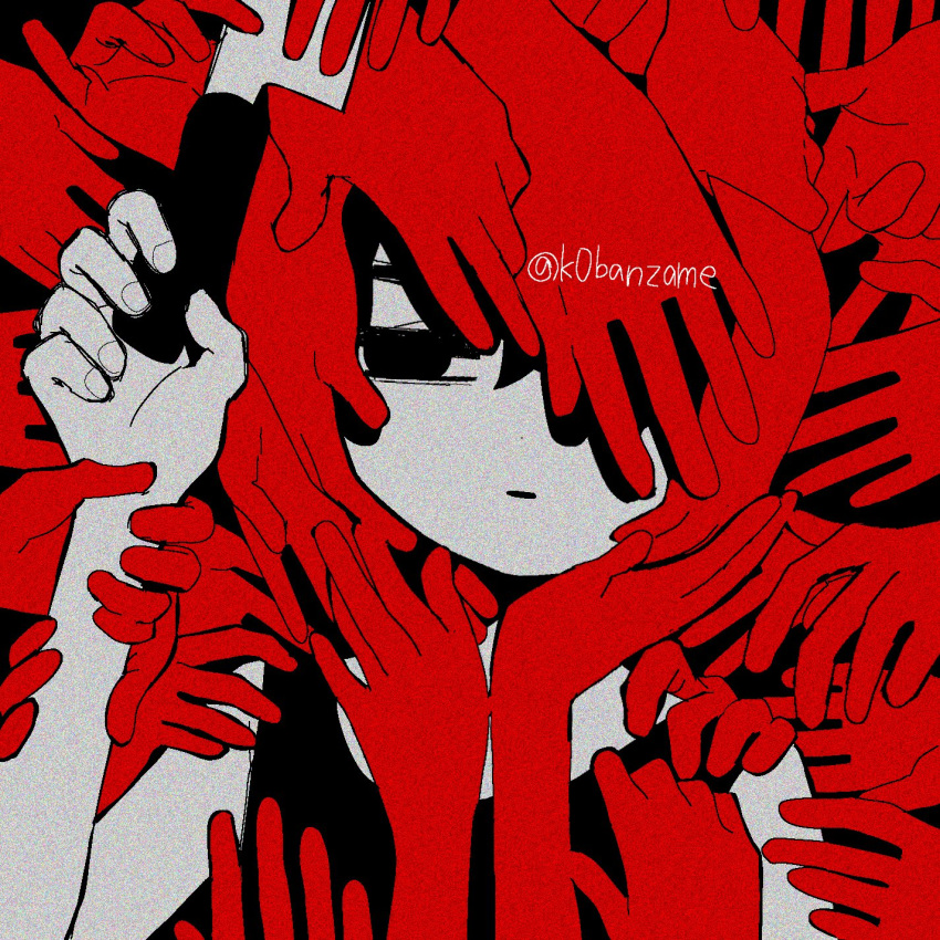 Safebooru - 1boy black eyes black hair black tank top closed mouth ...