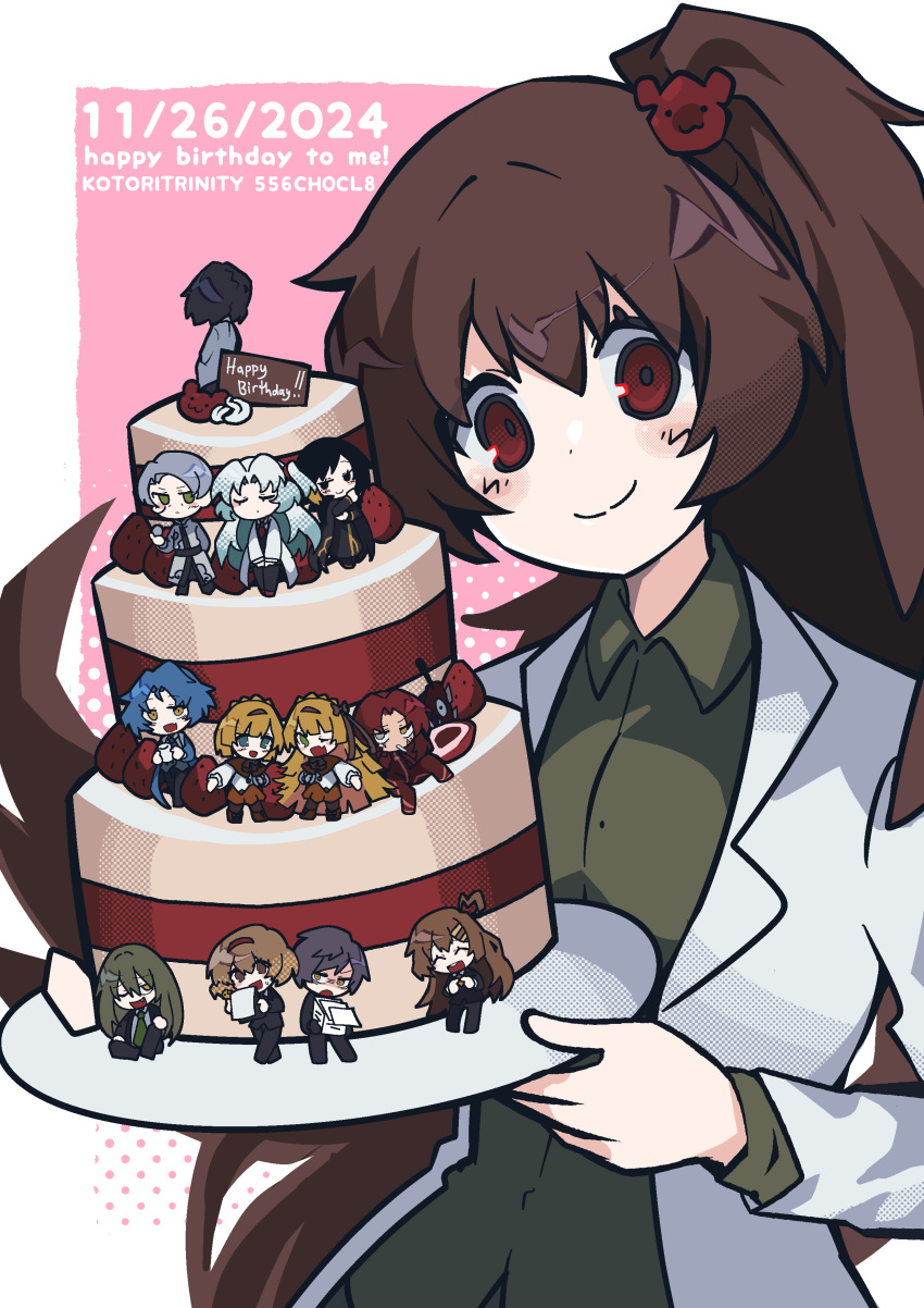 Safebooru - 1girl absurdres angela (project moon) ayin (project moon) bear hair ornament binah ...