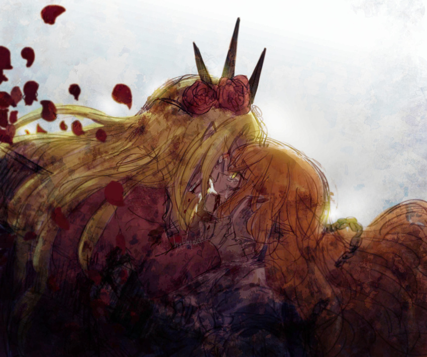 Safebooru - 2girls baboyaki blonde hair blood crying don quixote ...