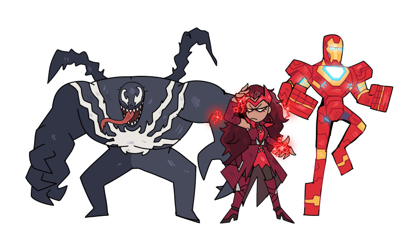 Safebooru - 1girl absurdres animification arc reactor armor avengers (series) boots breasts ...