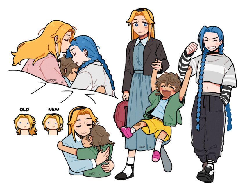 Safebooru - 3girls arcane: league of legends arcane jinx bag blonde ...