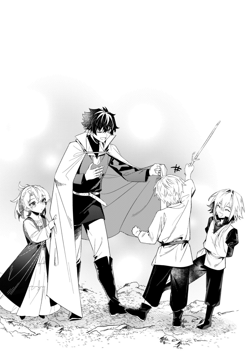 Safebooru 1girl 3boys Aged Down Astolfo Fate Belt Boots Bradamante 8112