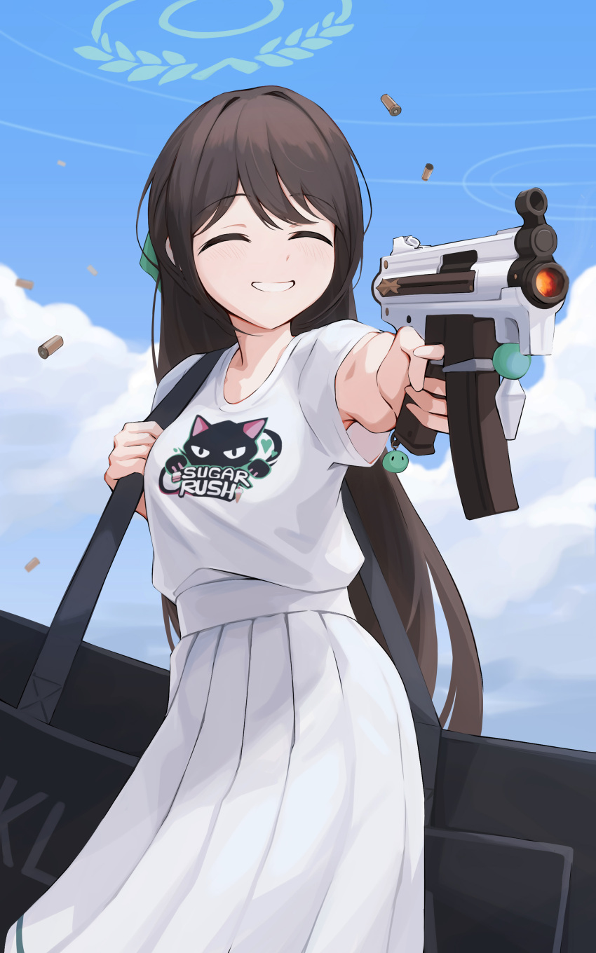 Safebooru - 1girl absurdres airi (band) (blue archive) airi (blue archive) aqua bow aqua eyes ...