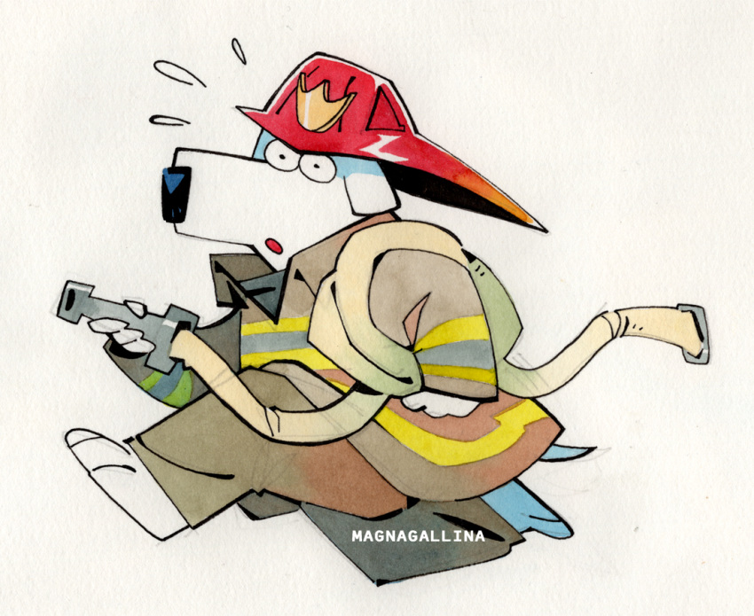 Safebooru - 1boy badge brian griffin dog family guy fire helmet ...