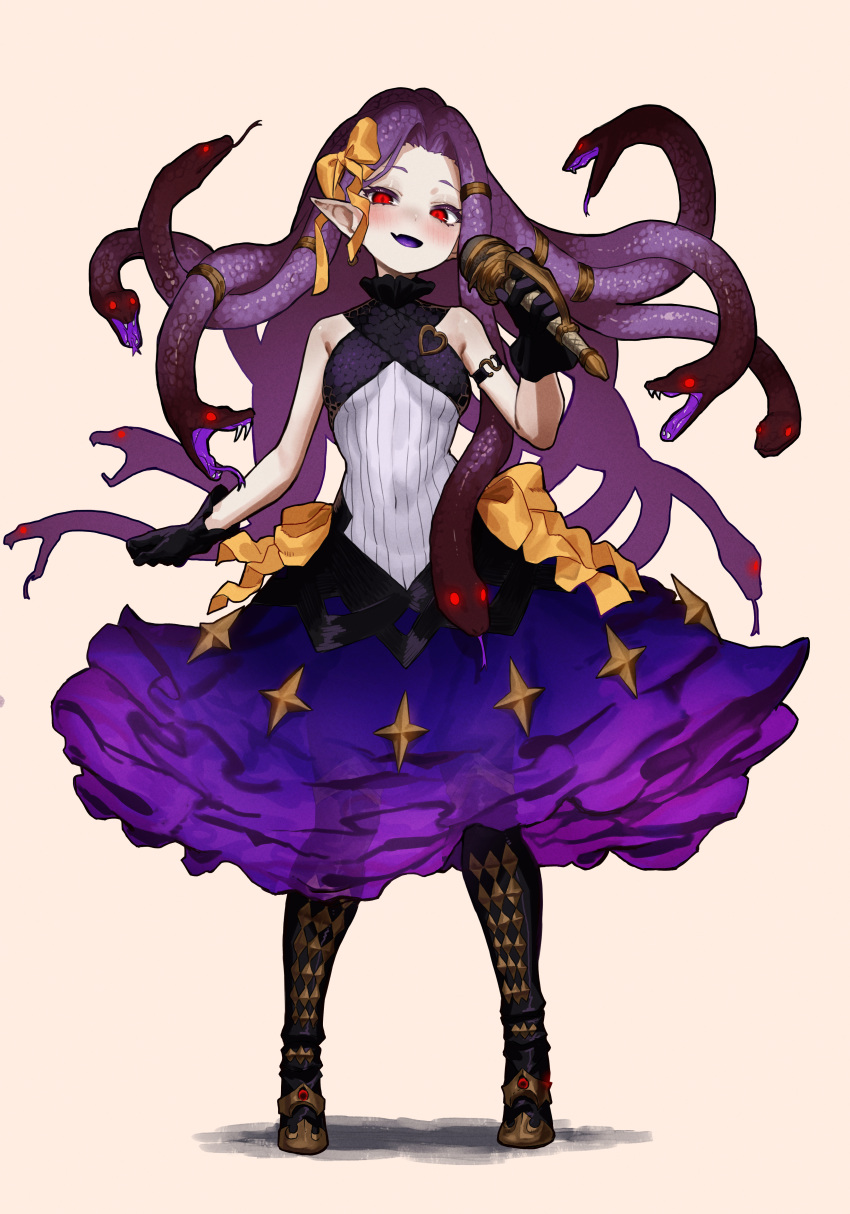 Safebooru - 1girl absurdres bare shoulders black footwear black gloves ...