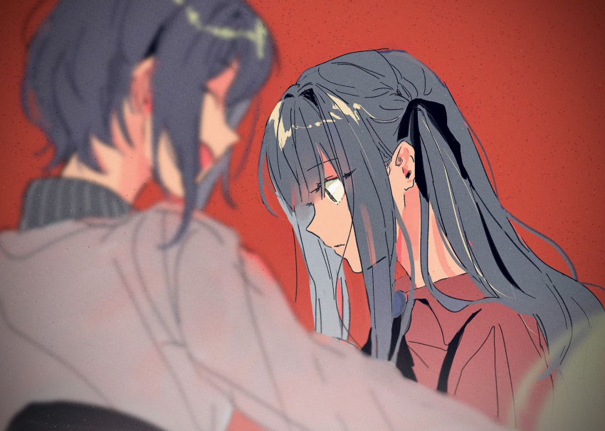 Safebooru - 2girls ascot bang dream! bang dream! it's mygo!!!!! black ascot blue brooch blue ...