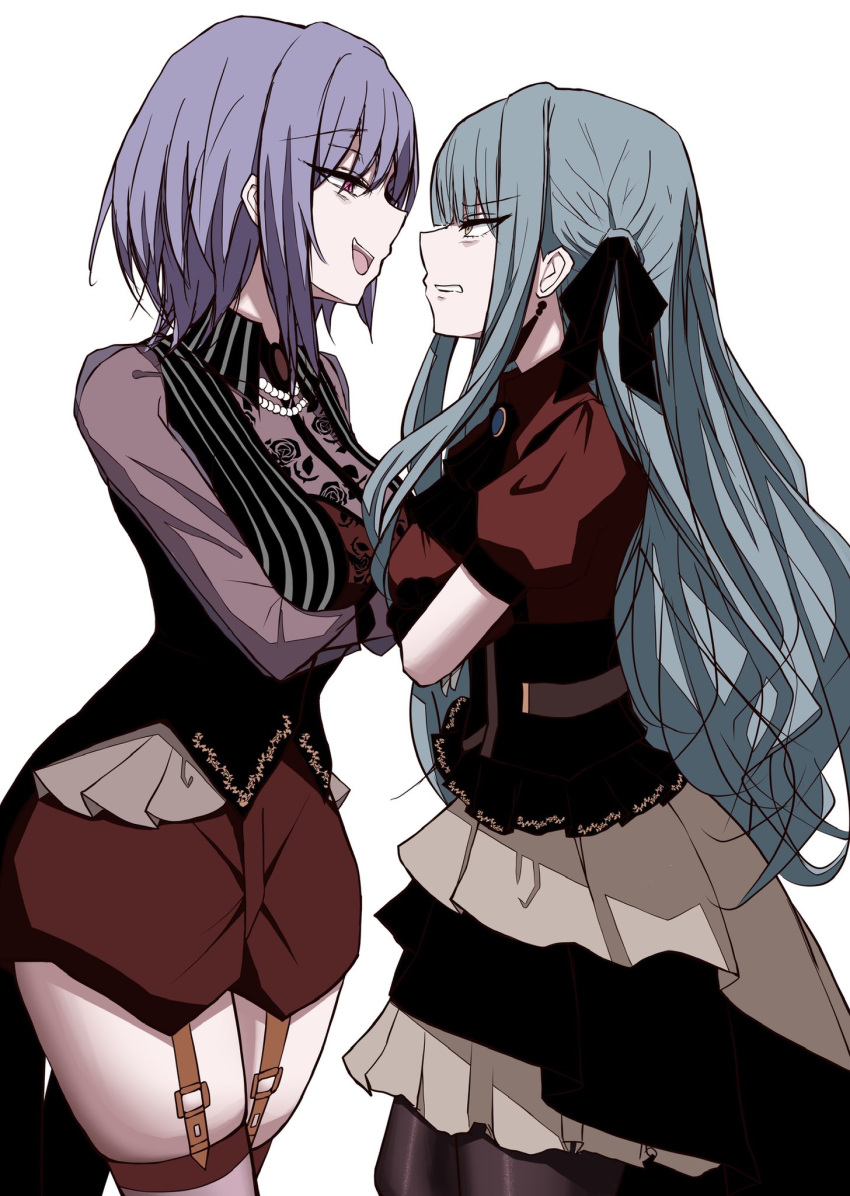 Safebooru - 2girls amoris (bang dream!) ascot bang dream! bang dream! it's mygo!!!!! black ascot ...