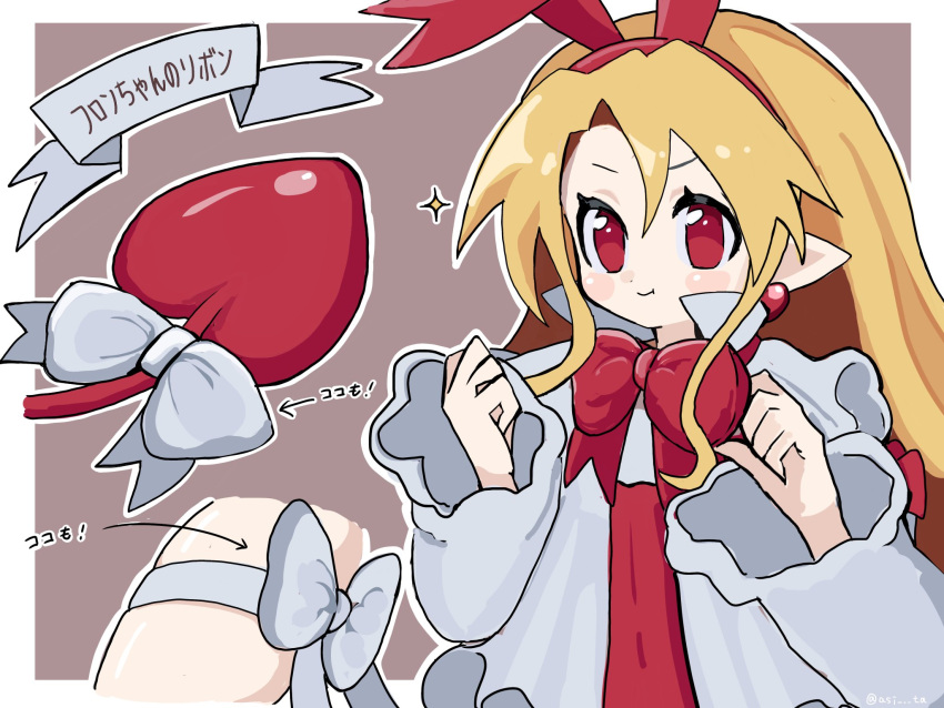 Safebooru - 1girl asi ta blonde hair blush stickers bow bowtie demon ...