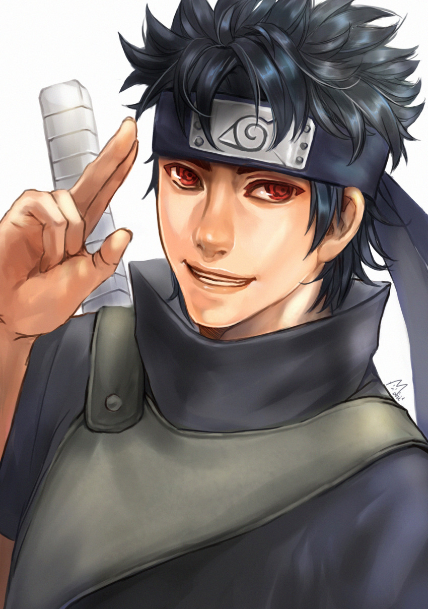 Safebooru - 1boy black hair commentary english commentary forehead ...