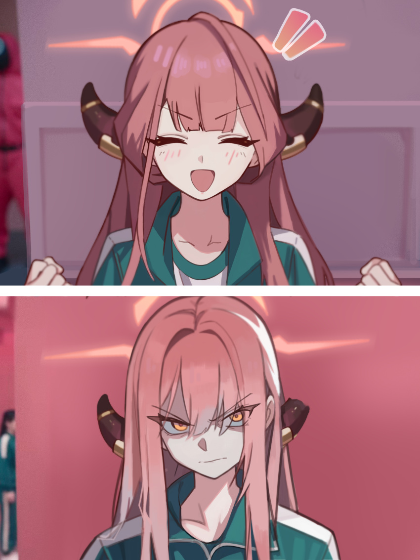 Safebooru - 1girl 1other absurdres alternate costume angry aru (blue ...