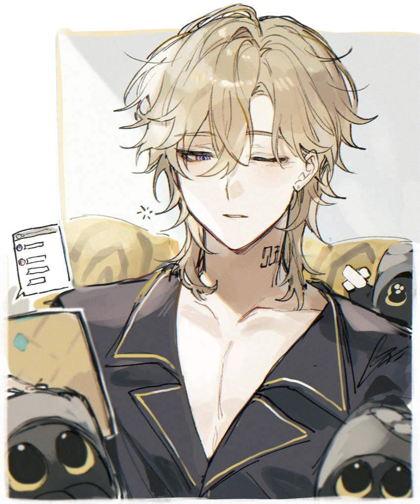 Safebooru - 1boy aventurine (anan) (honkai: star rail) aventurine ...