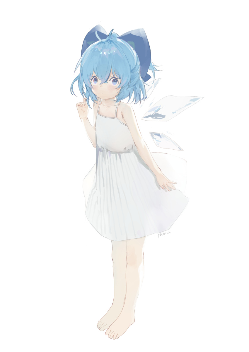 Safebooru - 1girl absurdres ahoge alternate costume arm at side bare arms bare legs bare ...