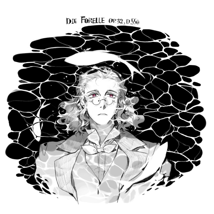 Safebooru - 1boy bow bowtie classicaloid fish franz schubert ...