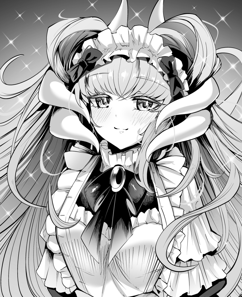 Safebooru 1girl Absurdres Blush Dragon Girl Dragon Horns Dress Duel 4356