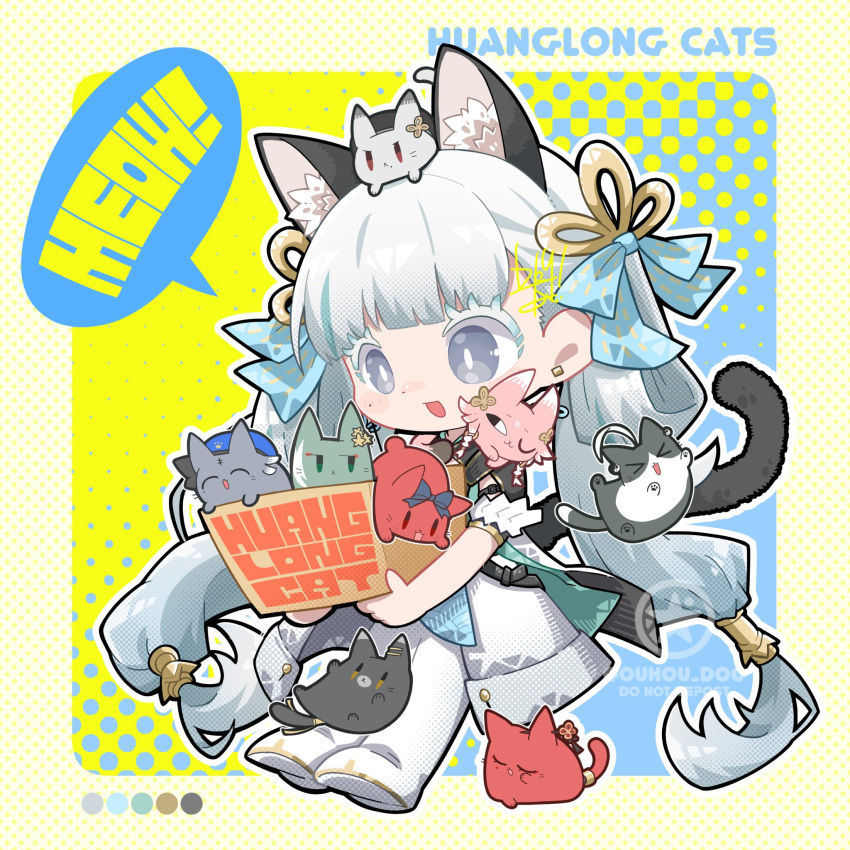 Safebooru - 1girl :d animal ear fluff animal ears baizhi (wuthering ...