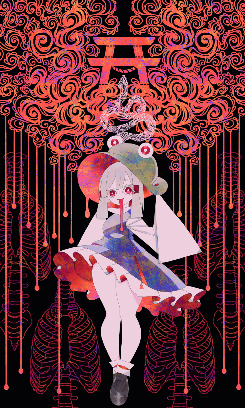 Safebooru - 1girl absurdres acid trip animal print blonde hair boku (isizakitakasi) brown hat ...