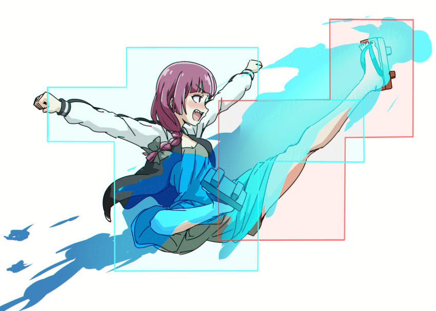 Safebooru - 1girl aura black jacket bocchi the rock! clenched hands ...