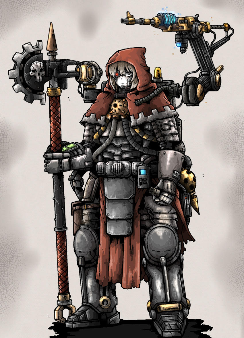 Safebooru - 1girl adeptus mechanicus adeptus mechanicus (symbol) armor ...