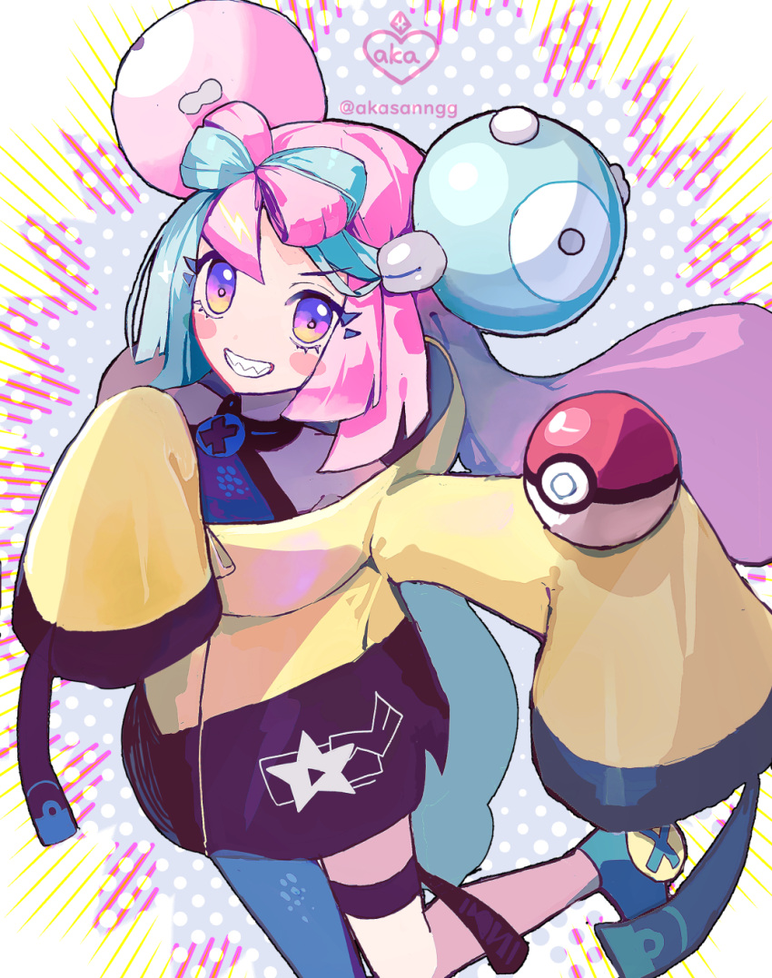 Safebooru - 1girl akasanngg blush stickers bow-shaped hair character ...