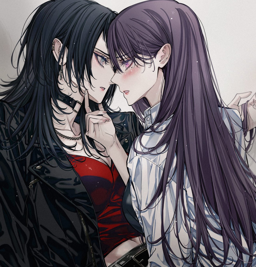 Safebooru - 2girls bang dream! bang dream! it's mygo!!!!! belt black belt black hair black ...