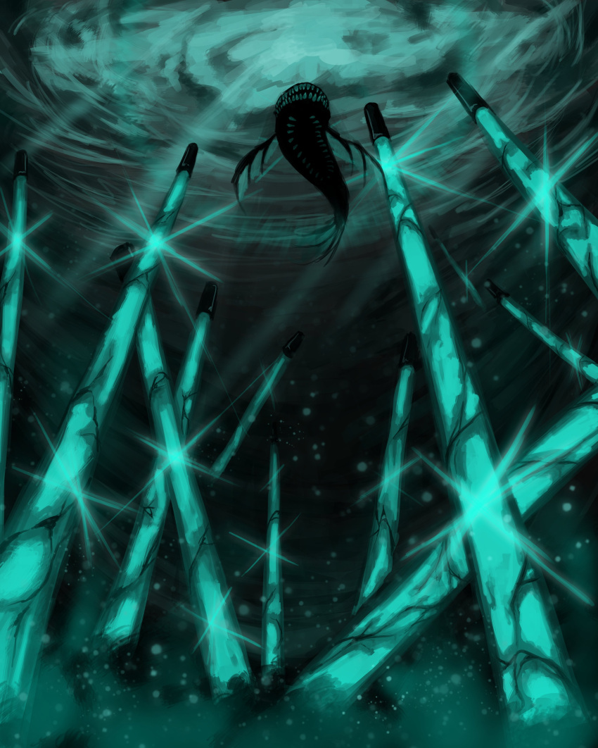 Safebooru - absurdres air bubble bubble cetacean tail crack cracked ...