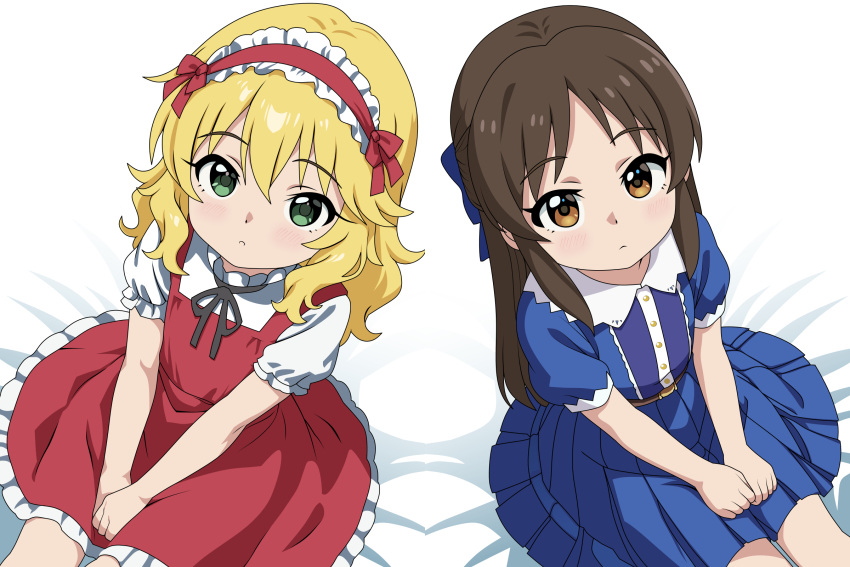 Safebooru - 2girls 6kan