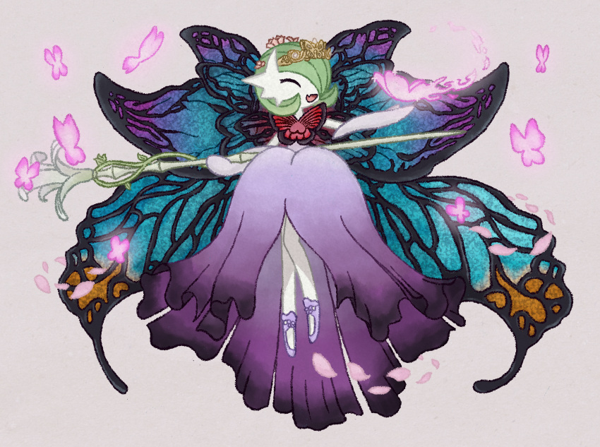 Safebooru - absurdres bob cut bug butterfly colored skin dress elbow ...