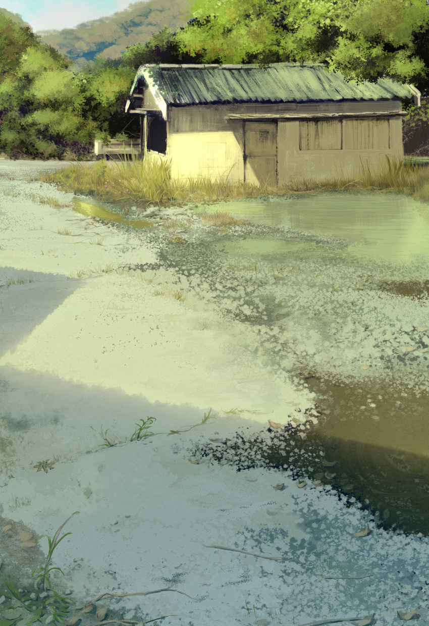 Safebooru - absurdres building day highres mononoke (empty) no humans original outdoors rural ...