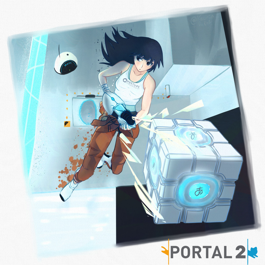 Safebooru - 1girl absurdres aperture laboratories aperture science ...