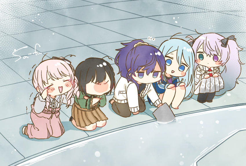 Safebooru - 1other 25-ji miku 25-ji nightcord de. (project sekai) 4girls akiyama mizuki asahina ...