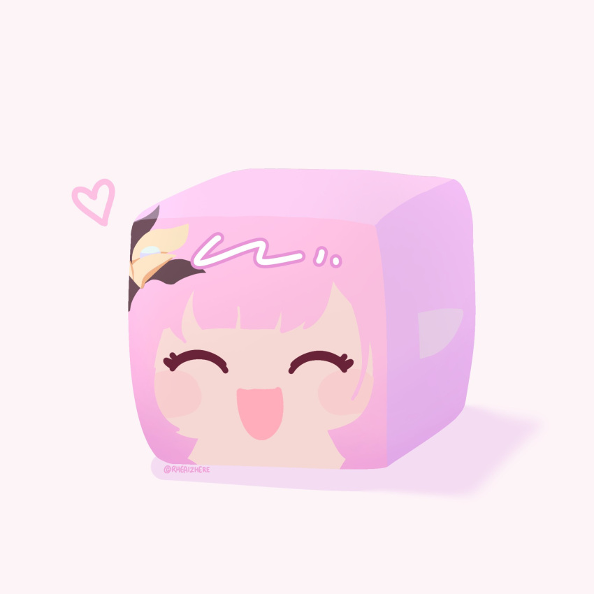 Safebooru - 1girl :d ^ ^ artist name blush stickers closed eyes ...